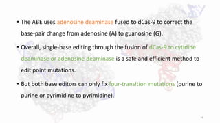 Genome Editing and CRISPR-Cas 9 by Maliha Rashid.pptx