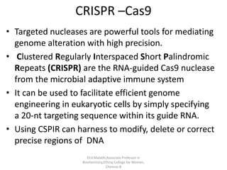 An overview of Genome editing using CRISPR - Cas 9.pdf