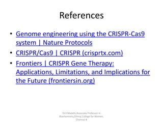 An overview of Genome editing using CRISPR - Cas 9.pdf