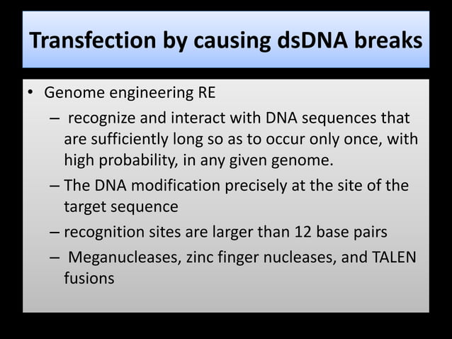 Genome editing | PPTX