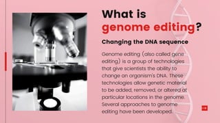 Genome editing sts genetic engineering p | PDF