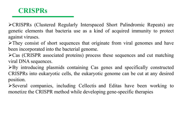 Genome editing techniques | PPTX | Programming Languages | Computing