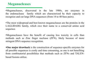 Genome editing techniques | PPTX