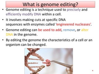 ویرایش ژنوم Genome editing tools | PPTX