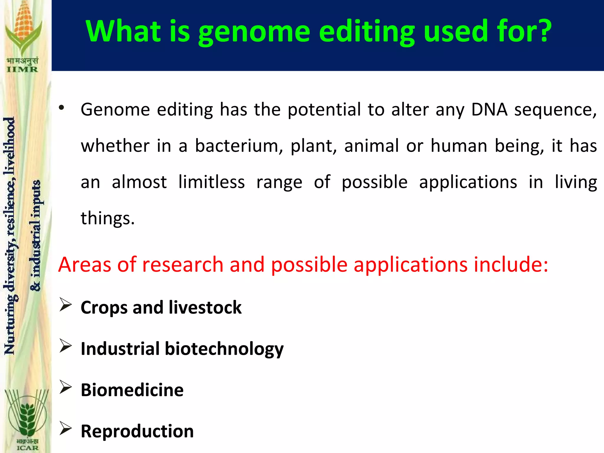 Genome editing with engineered nucleases | PPT