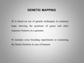 Genome mapping | PPTX