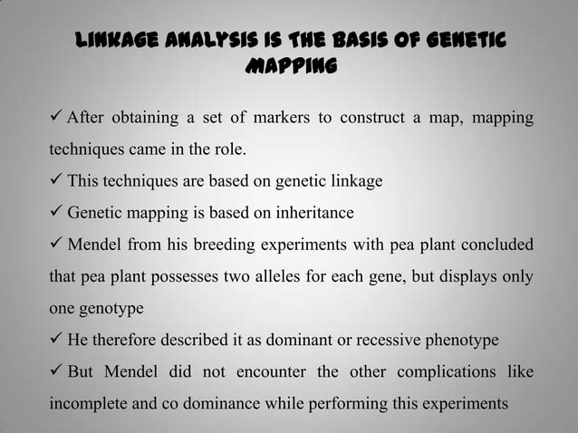 Genome mapping | PPT
