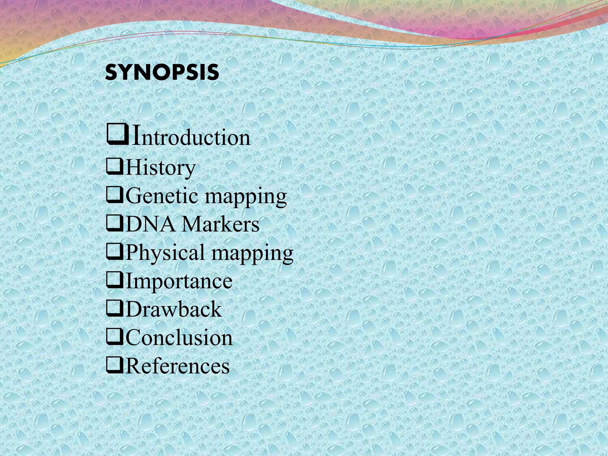 Genetic and Physical map of Genome | PPTX