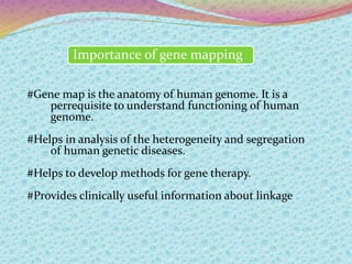 Genetic and Physical map of Genome | PPTX