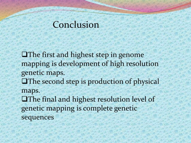 Genetic and Physical map of Genome | PPTX