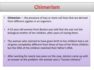 Genome mosaicism | PPTX