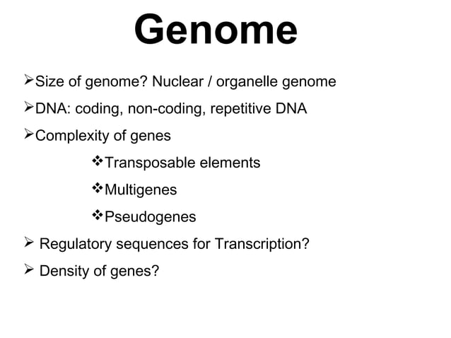 Genome organisation in eukaryotes...........!!!!!!!!!!! | PPT ...