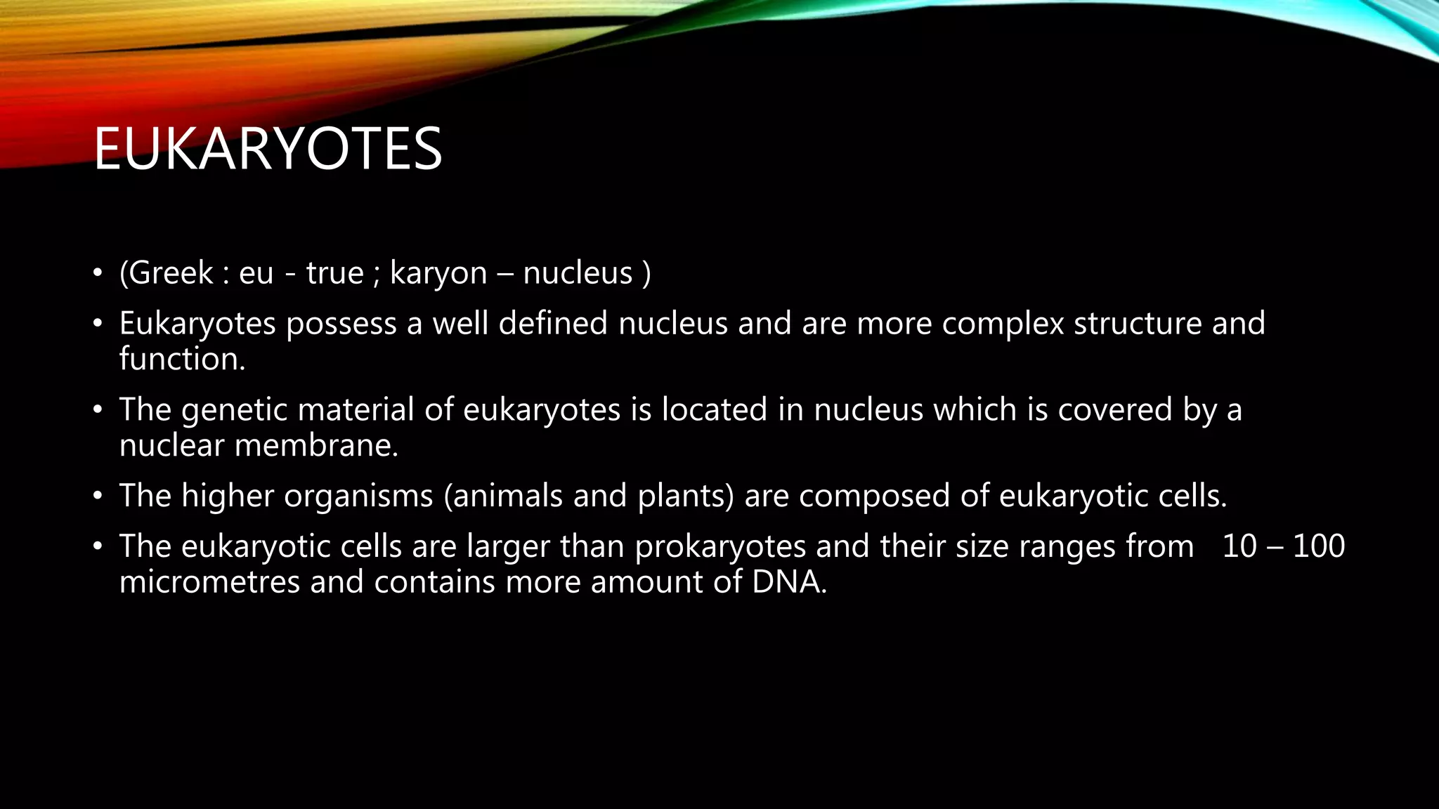 Genome organisation in prokaryotes and eukaryotes | PPTX