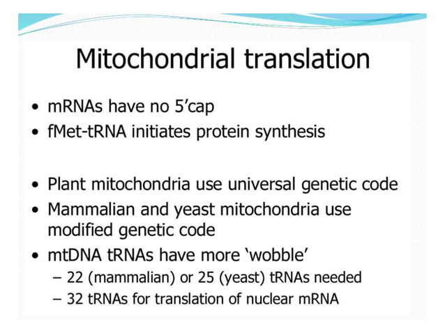 Genome organisation of Mitochondria.pptx