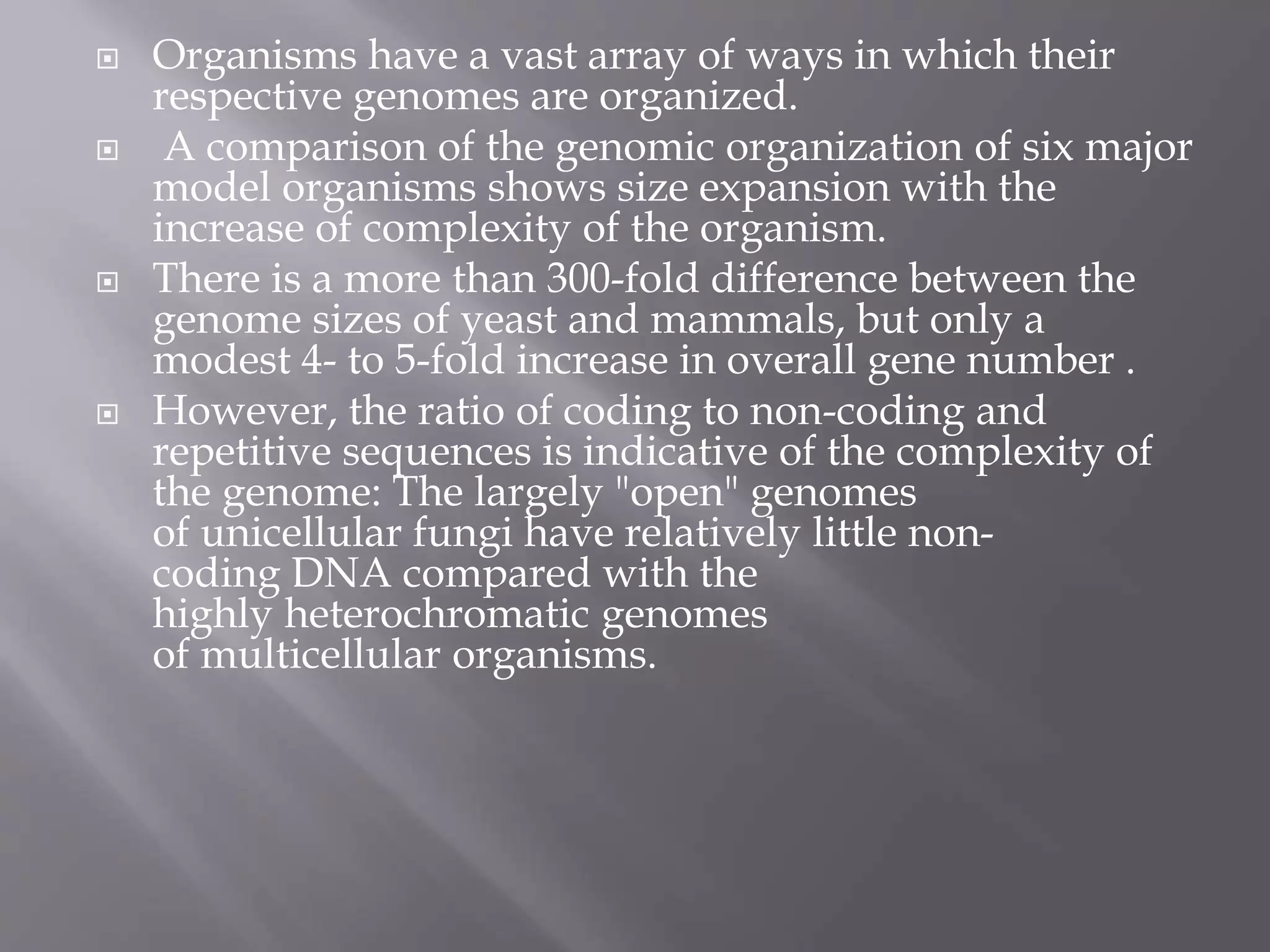 Genome organization ,gene expression sand regulation | PPTX