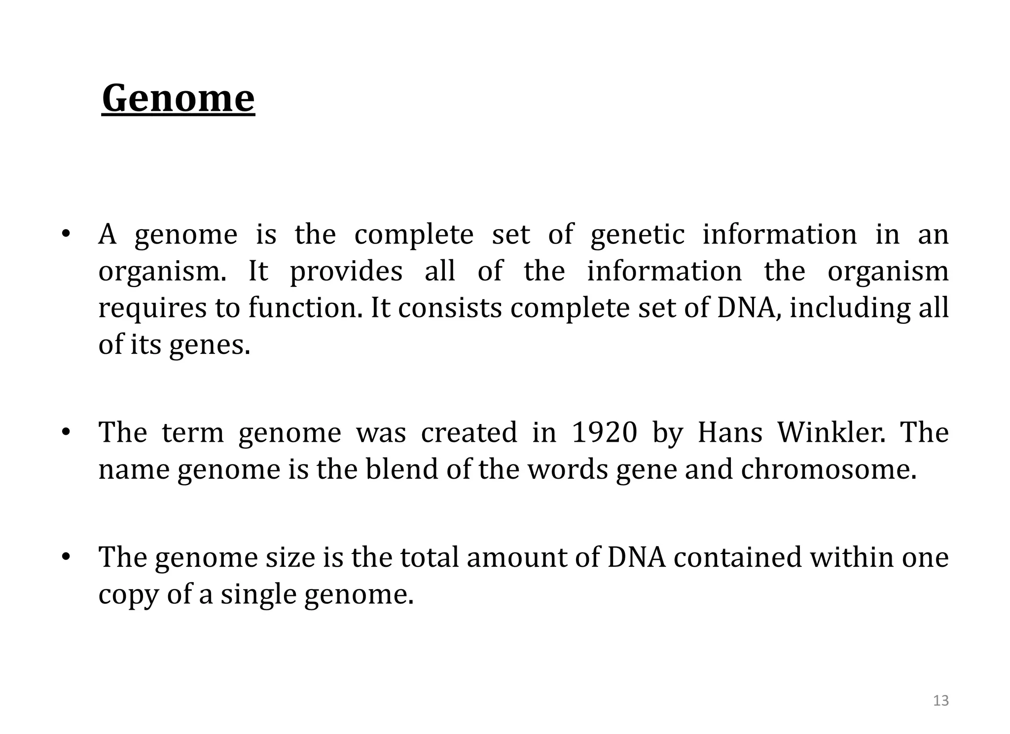 Genome organization | PPTX