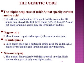 Genome organization and gene expression and its regulation | PPTX