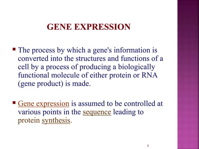 Genome organization and gene expression and its regulation | PPTX