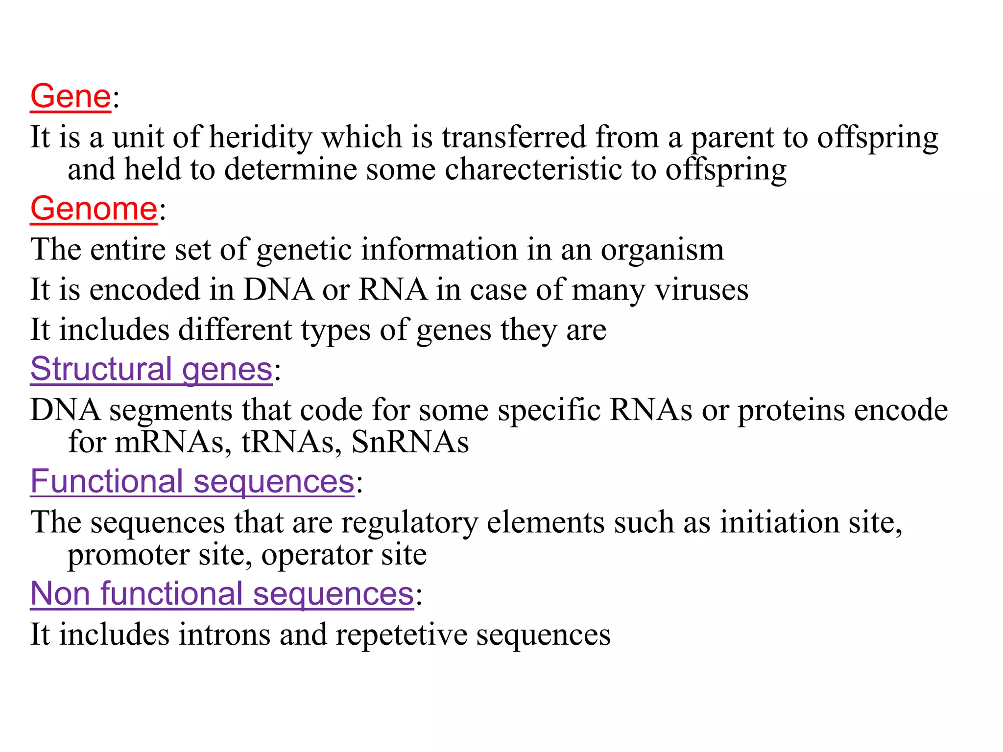 Genome organization in prokaryotes(molecular biology) | PPTX