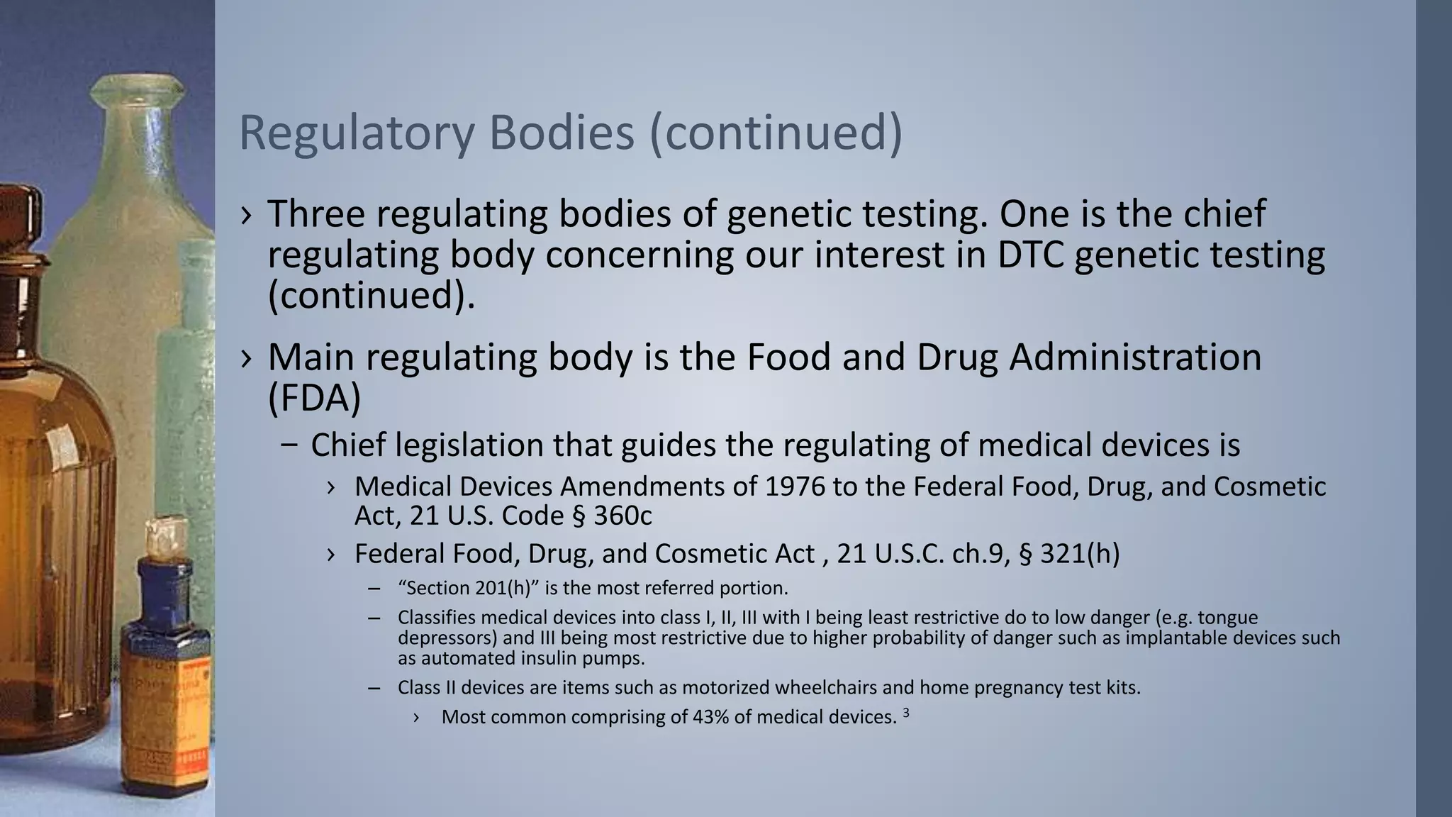 Direct to Consumer Genetic Testing | PPT