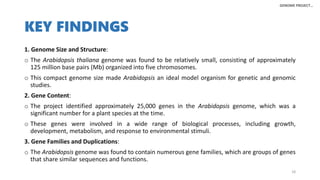 Genome Projects : Human, Rice,Wheat,E coli and Arabidopsis. | PPTX