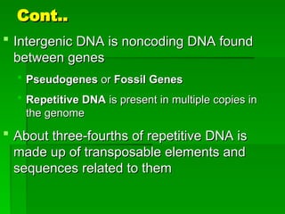 Genomes and Their Evolution detailed explanation | PPT