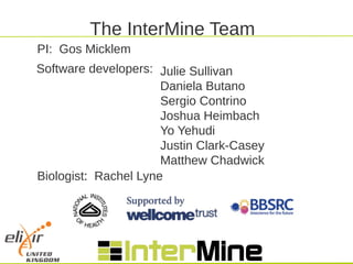 Genome science intermine | PPT