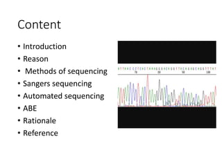 Genome sequencing | PPTX
