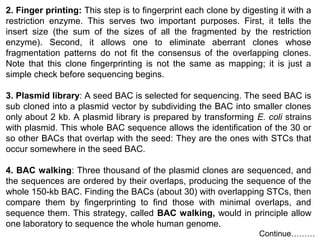 Genome sequencing | PPT