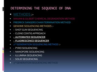 Genome sequencing | PPTX