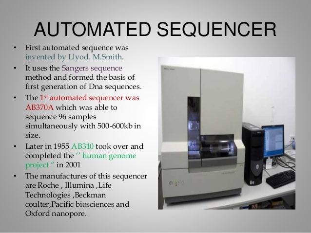 Genome sequencing