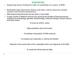 Genome sequencing, DNA sequencing method | PDF