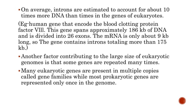 Genome size and complexity of eukaryotic genome.pptx | Biological ...