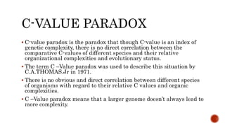 Genome size and complexity of eukaryotic genome.pptx