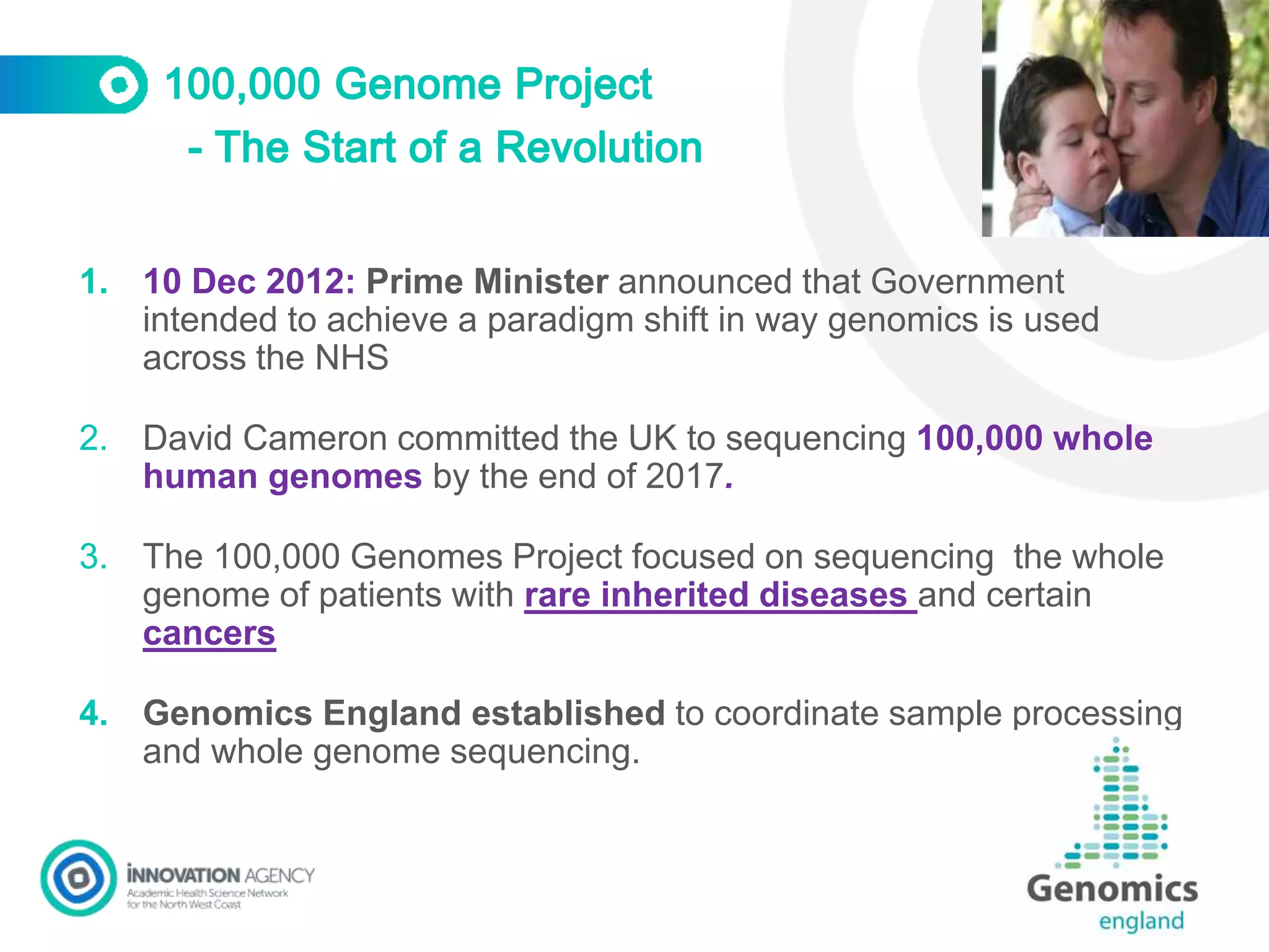 Ed Millensted - 100,00 Genomes Project | PPT
