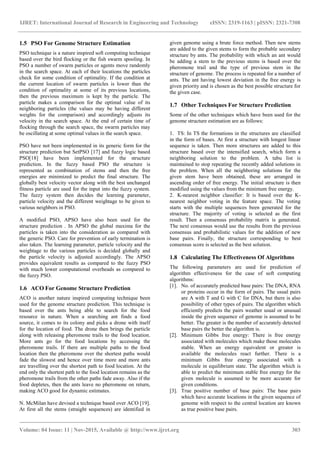 Genome structure prediction a review over soft computing techniques | PDF