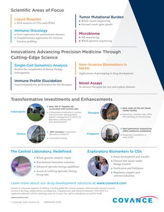 Genomics Solutions - Single Target to Whole Genome Analysis | PDF | Biotech and Biomedical ...