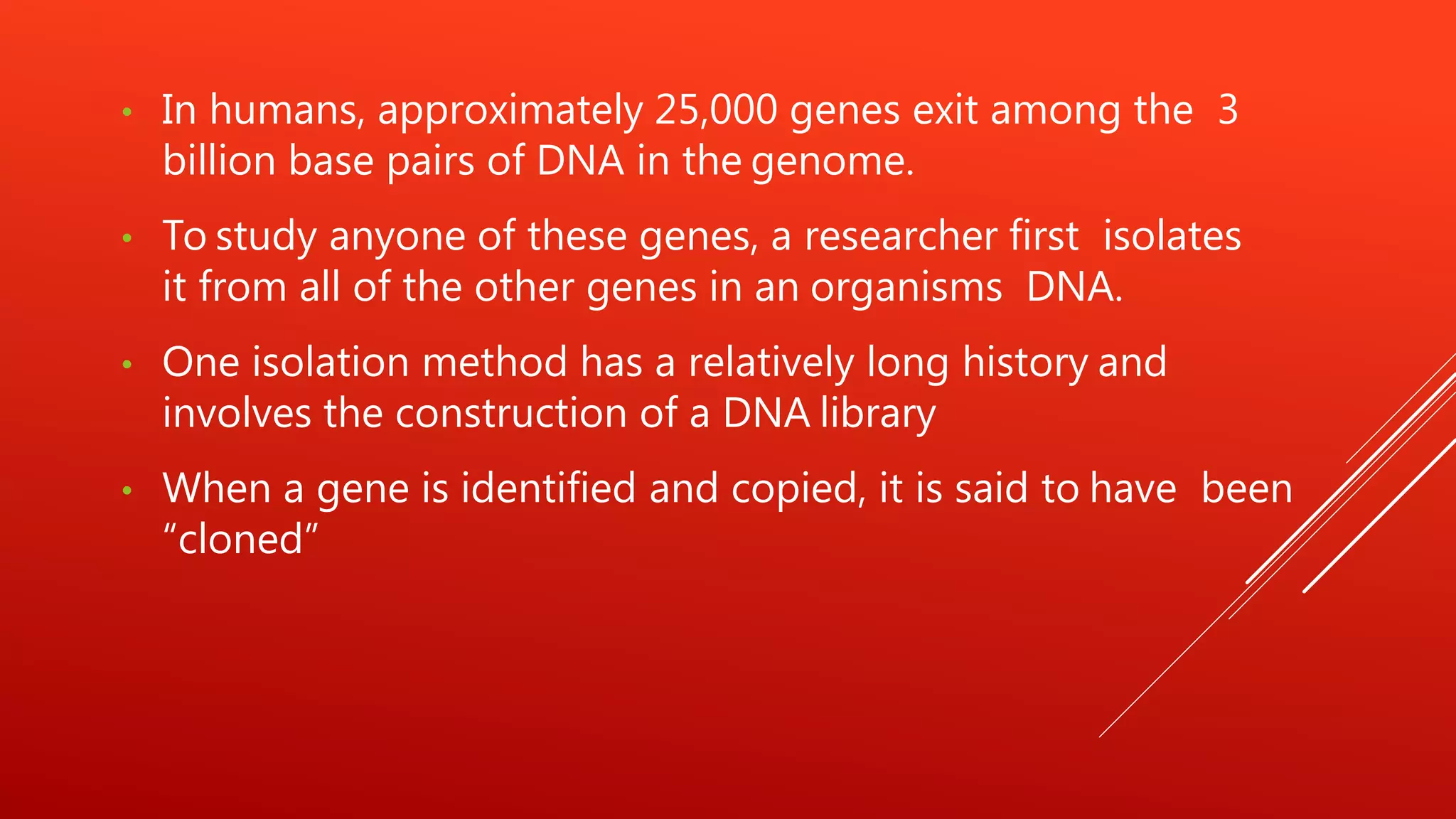 Genomic and c dna library by Kailash Sontakke | PPT