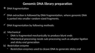 genomic and cDNA library in recombinanat DNA technology | PPT