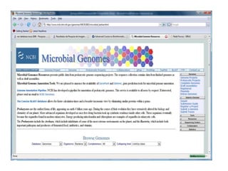 Genomic databases | PPTX