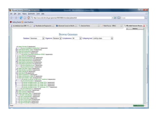 Genomic databases | PPTX