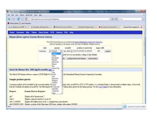 Genomic databases | PPTX