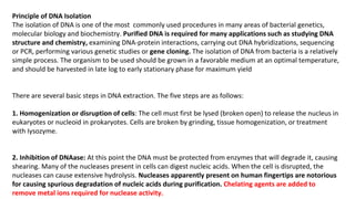 Genomic DNA isolation Presentation for Teachers | PPTX