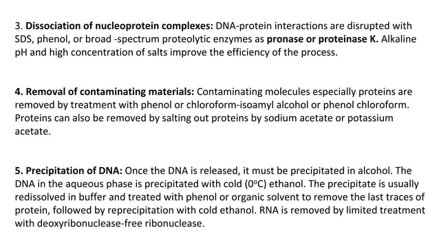 Genomic DNA isolation Presentation for Teachers | PPTX