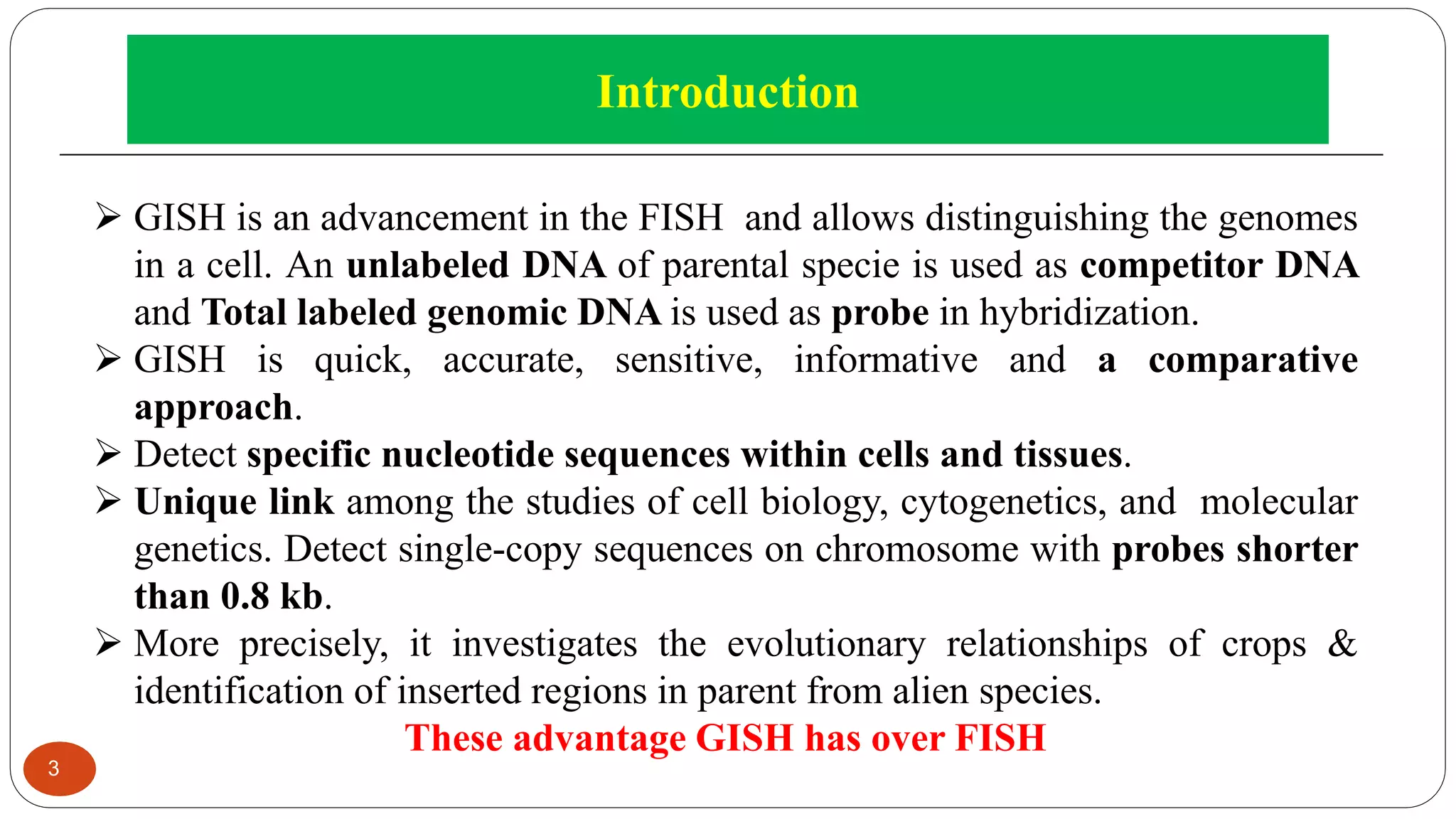 Genomic In-Situ Hybridization (GISH)-Principles, Methods and ...