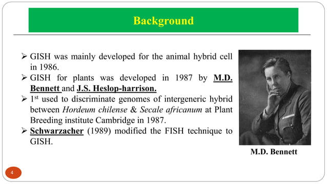 Genomic In-Situ Hybridization (GISH)-Principles, Methods and ...