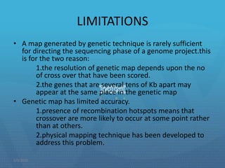 Genomic mapping, genetic mapping | PPTX