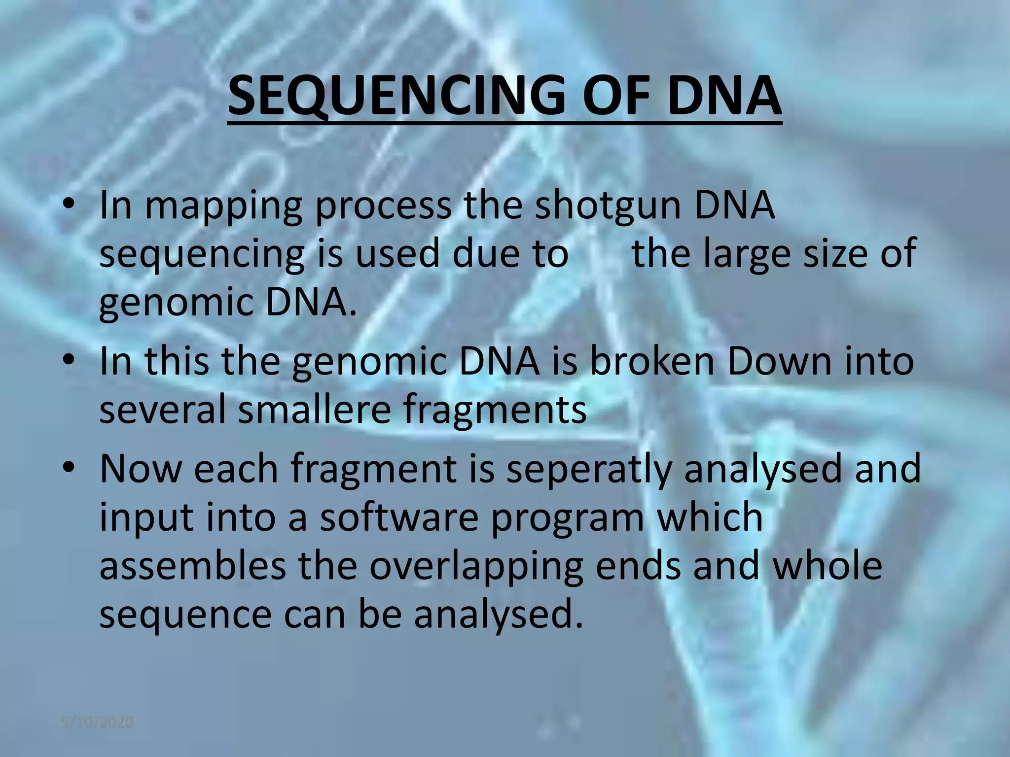 Genomic mapping, concept by kk sahu | PPT
