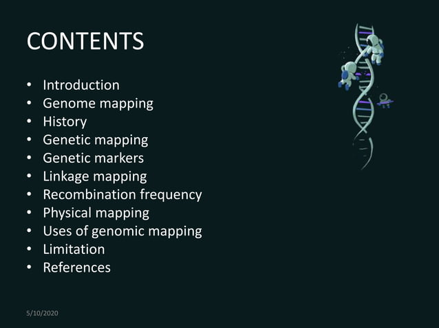 Genomic mapping, concept by kk sahu | PPT
