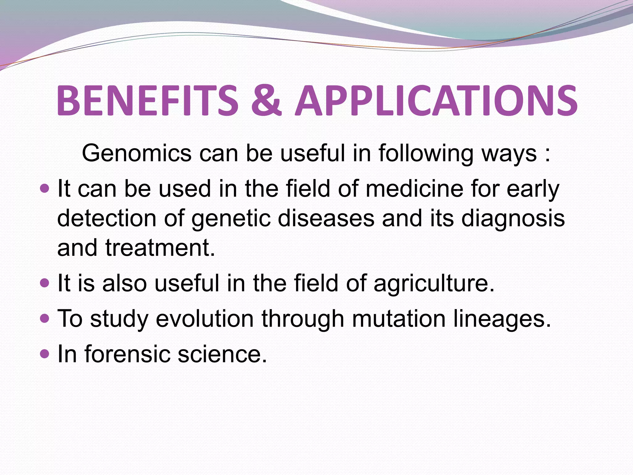 Genomics | PPTX